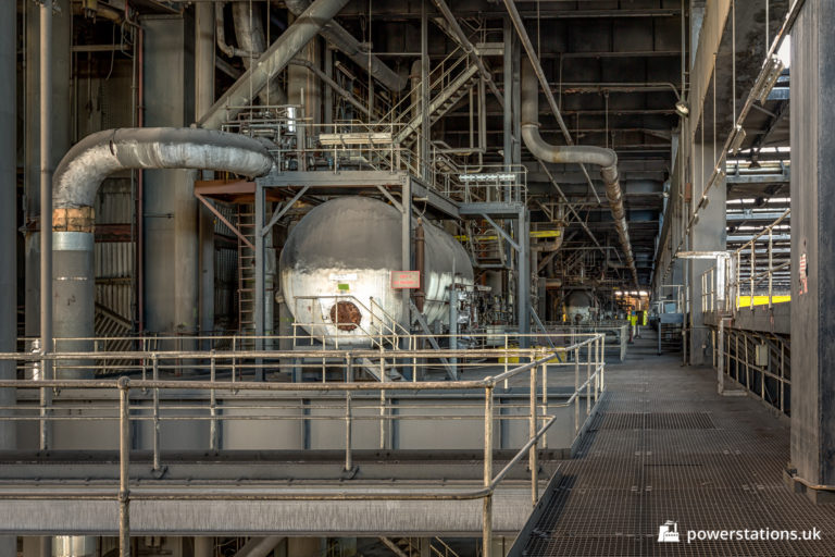 Tank bay above the turbine hall – Power Stations of the UK